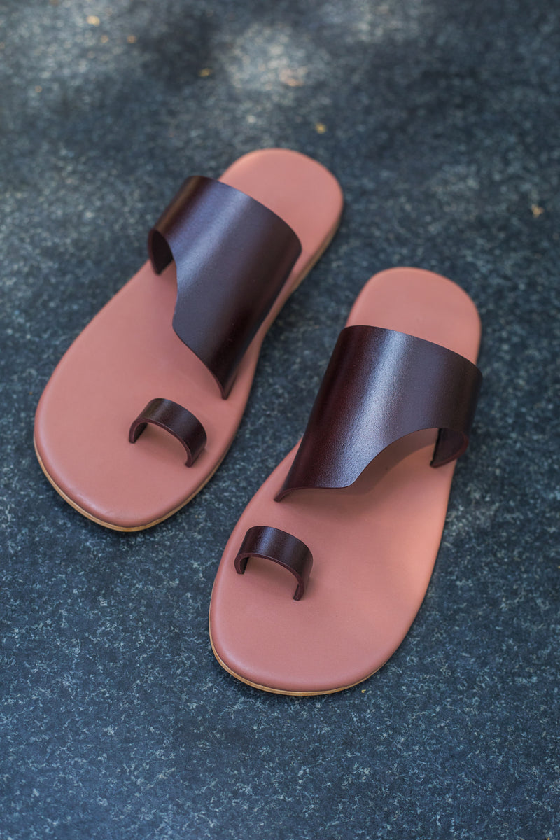 Burgundy Daily Slippers – Paper Boat Collective | Goa | Bangalore