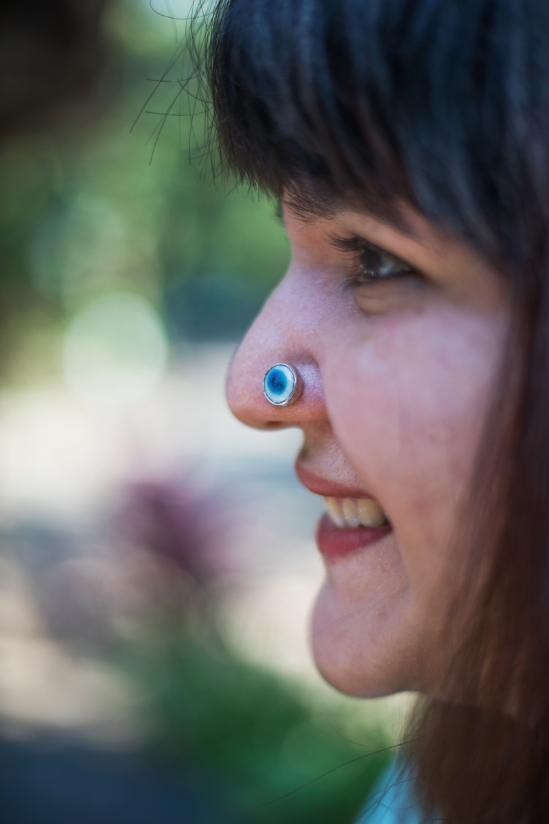 Blue Nose Pin – Paper Boat Collective | Goa | Bangalore